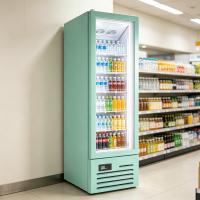 China Energy Saving Display Glass Door Fridge  Freezer Consistent Temp Control R290a for sale