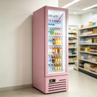 China Commercial Glass Door Freezer Designed for Easy Access and Optimal Display of Frozen Products in Supermarkets and Stores for sale