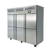 China High-Efficiency Commercial Upright Freezer with Deep Freezing (-25°C) and Full Stainless Steel Cabinet for sale