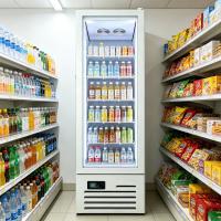 China Commercial Glass Door Freezer Providing Durable Construction and Cooling for Daily in Supermarkets Cafe and Ice Cream Retail Settings for sale