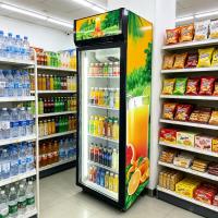 China Professional Commercial Glass Door Freezer Featuring Digital Temperature Control and Automatic Defrost for Food Storage for sale