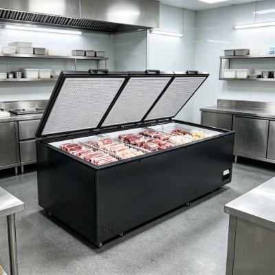 China 1451L Volume Heavy Duty Commercial Freezer with Direct Cooling and Energy Efficient Operation for sale