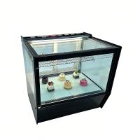 China Digital Thermostat Glass Door Refrigerator 220V - 240V Cake Display Fridge Counter for sale