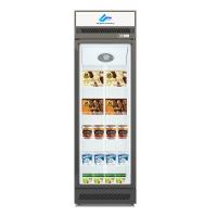 China Luxury Upper Unit Light Box Single-Door Freezer with Air Cooling R290a Refrigerant and Automatic Defrosting for sale