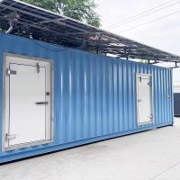 China Solar-Powered Walk-In Cold Room with 100mm Insulation Panel and Copeland Sanyo Frascold Engine for Fish, Vegetable, and Ice Storage for sale