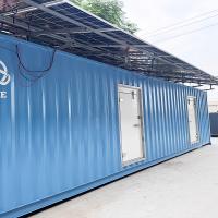 China Solar-Powered Walk-In Cold Room with 100mm Insulation Panel and Copeland Sanyo Frascold Engine for Fish, Vegetable, and Ice Storage for sale