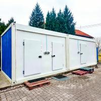 China Energy Saving Solar Powered Mobile Cold Room with Smart Control System for Quick Deployment in Livestock Farms and Seafood Preservation for sale