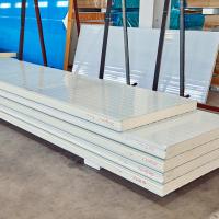 China PU Insulated Sandwich Panel with Polyurethane Core and Galvanized Steel Facing for Cold Rooms and Refrigeration for sale