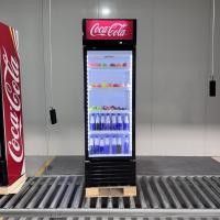 China Commercial Beverage Cooler with Tempered Glass Door Brand New Frame and Digital Control for sale