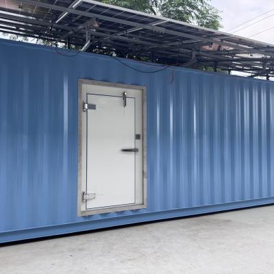China Solar Powered Cold Room with Dual-Temperature Zones and Precise Temperature Control for Raw Ingredients Storage for sale