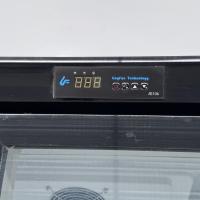 China Double Door Upright Display Cooler with Tempered Glass Door Brand Compressor and Digital Control for sale