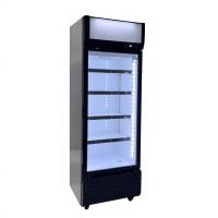China Cost-Effective Single Door Beverage Cooler Commercial Upright Glass Door Drink Display Fridge Promotion for Supermart & Store for sale