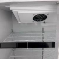 China Vertical Double Doors Display Cooler Chiller Refrigerator With Brand Compressor and Digital Control for sale