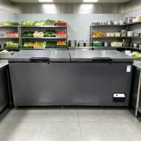 China 327L Volume Commercial Chest Freezer with Environmentally Friendly R290a Refrigerant and Wide Freezing Temperature Range -18~-23℃ for sale