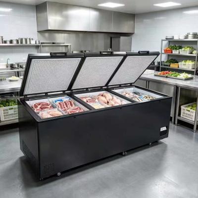 China Large Capacity Chest Freezer with Direct Cooling Technology and Operating Temperature -18°C to -23°C for sale