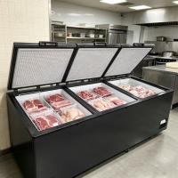 China Three Separate Flip Doors Large Capacity Commercial Chest Freezer for Reduced Cold Air Loss and Enhanced Energy Efficiency for sale