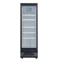 China 420L Glass Door Freezer  Frozen Food Merchandising Air Freezer Cooler 735W for sale