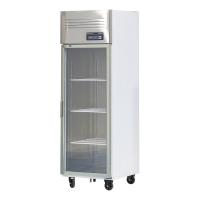 China 110V 60Hz Commercial Stainless Steel Fridge 1960mm Glass Door Ice Cream Freezer for sale