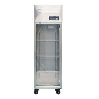 China 110V 60Hz Commercial Stainless Steel Fridge 1960mm Glass Door Ice Cream Freezer for sale