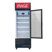 China Eco Friendly Display Glass Door Freezer 330L Beverage Storage Commercial Cooler for sale