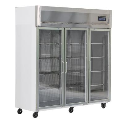 China Eco Friendly Stainless Steel Commercial Refrigerator 110V  SS201 Restaurant Refrigerator for sale