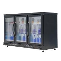 China 1360mm 275L Glass Front Freezer Precise Temperature Control 3 Door Freezer Merchandiser for sale