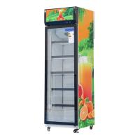 China 400L Industrial Display Fridge 2 - 8C Temperature Control Retail Cooler Display for sale