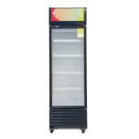 China Energy Efficient Glass Door Refrigerator with 2-8°C Temperature Range and 400L Storage Capacity Using R290a Eco-Friendly Refrigerant for sale