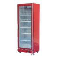 China 420L Capacity Glass Door Refrigerator with Air Cooling Technology and R290a Refrigerant for Commercial Use for sale