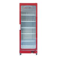 China 420L Capacity Glass Door Refrigerator with Air Cooling Technology and R290a Refrigerant for Commercial Use for sale
