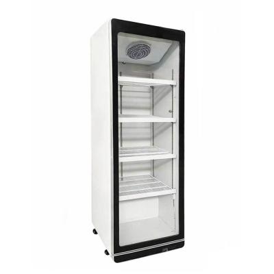China Cooling Commercial Glass Door Display Freezer Fridge Single Door Digital Thermostat for sale