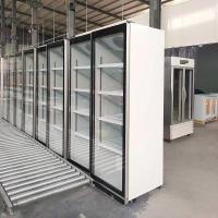 China Cooling Commercial Glass Door Display Freezer Fridge Single Door Digital Thermostat for sale