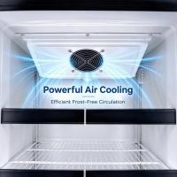 China Commercial Glass Door Beverage Cooler with LED Lighting and Digital Temperature Controller for Customizable Advertising for sale