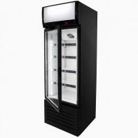 China Commercial Glass Door Beverage Cooler with Adjustable Shelves LED Lighting and Energy Efficient Design for sale