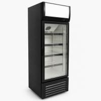 China Commercial Glass Door Beverage Cooler with Adjustable Shelves LED Lighting and Energy Efficient Design for sale
