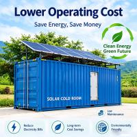 China Hot-fluorine Defrost Solar Energy Cold Chamber with 40FT Container Sizes for Sustainable Refrigeration for sale