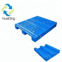 China Industry Pallet 4-Way Open Type Display Injection Mould Heavy Duty HDPE Plastic Pallet for sale