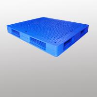 China 4-Way Entry Type Double Faced Stackable Plastic Pallets for Safe and Secure Storage for sale
