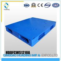 China 4-Way Entry Type Double Faced Stackable Plastic Pallets for Safe and Secure Storage for sale