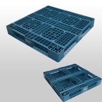 China Dynamic Load 1.8T Euro Plastic Pallet for Non Wood Industry Storage and Transportation for sale