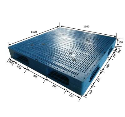 China Anti-Slip Plastic Pallet Durable and Suitable for Racking 4-Way Entry Type for sale