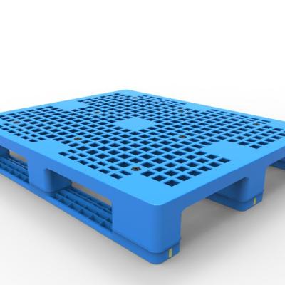 China Large 1200x1000mm Heavy Duty Stackable Plastic Pallet with Antislip and 6T Static Load for sale
