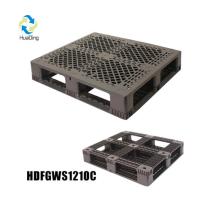 China 1200x1000x150mm Euro Pallet Black Plastic Pallets for Long-Lasting Performance for sale