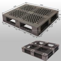 China 1200x1000x150mm Euro Pallet Black Plastic Pallets for Long-Lasting Performance for sale