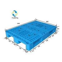 China Stackable Plastic Cargo Pallet for Concrete Block Cold Storage Dynamic Load 1.5T for sale
