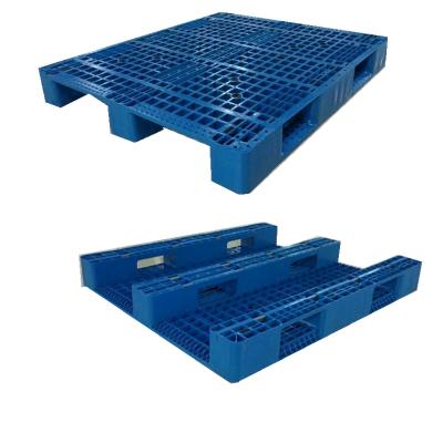 China Single Deck 4 Way Entry HDPE Pallet Industrial Packaging for Large Warehouse Stacking for sale