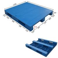 China 1400x1200 Large Plastic Pallets Made to Order with 4-Way Entry and Antislip Surface for sale