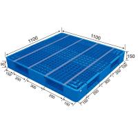 China ISO/TS16949 Certified HDPE Pallet for Stacking Heavy Loads in Industrial Settings for sale