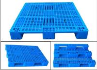 China Dynamic Load 1.5T Fumigated Plastic Pallet for Concrete Block Suppliers in 4-Way Entry for sale