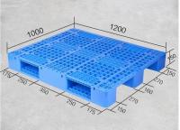 China Dynamic Load 1.5T Fumigated Plastic Pallet for Concrete Block Suppliers in 4-Way Entry for sale